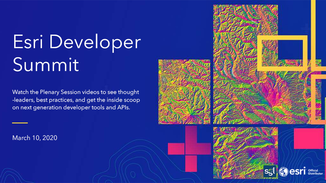 2020 Esri DevSummit - Sambus Geospatial | Esri Distributor in West ...