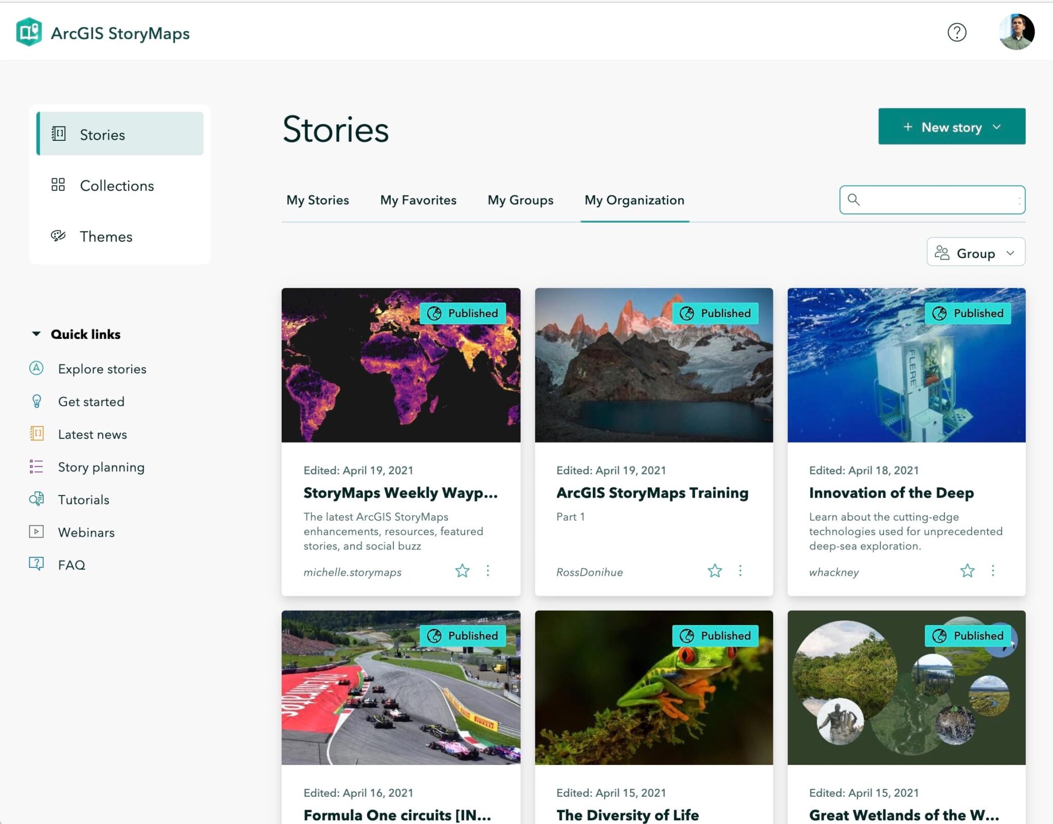 Whats new on ArcGIS Story Maps - April 2021 Sambus Geospatial | Esri ...