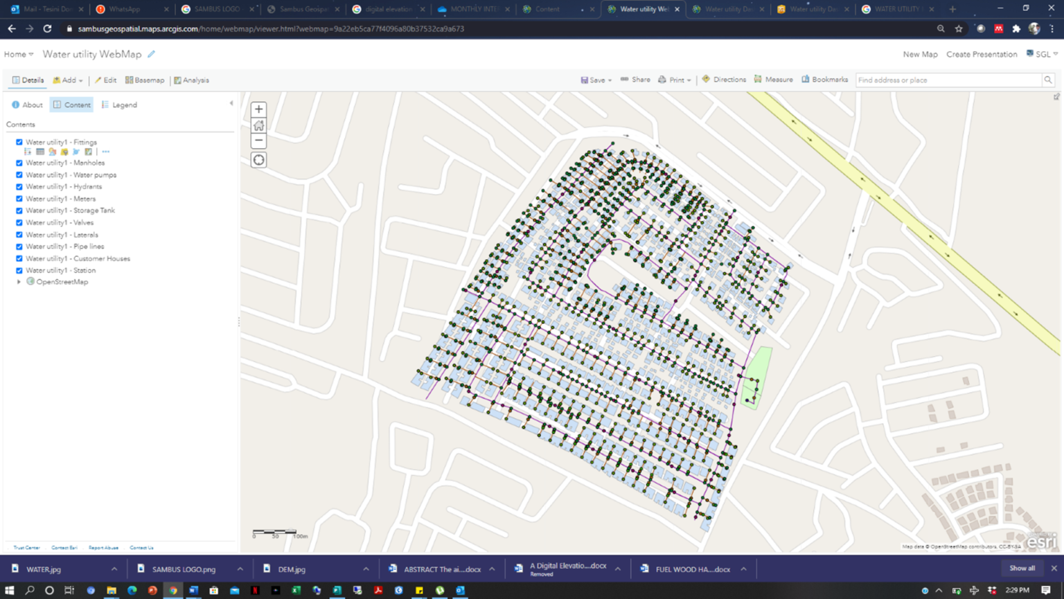 Asset Management for Water Utility - Sambus Geospatial | Esri Distributor in West Africa | GIS ...