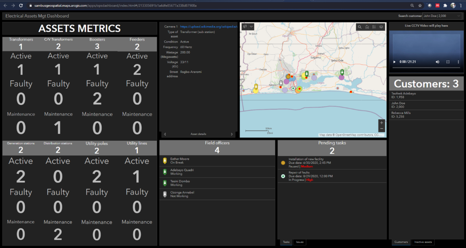 Electrical Assets Management - Sambus Geospatial | Esri Distributor in ...