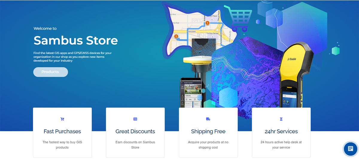 Sambus Geospatial Launches Online Store